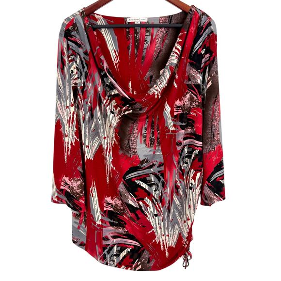JM Collection | Tops | Jm Collection Woman Plus Size 2x Red Black ...